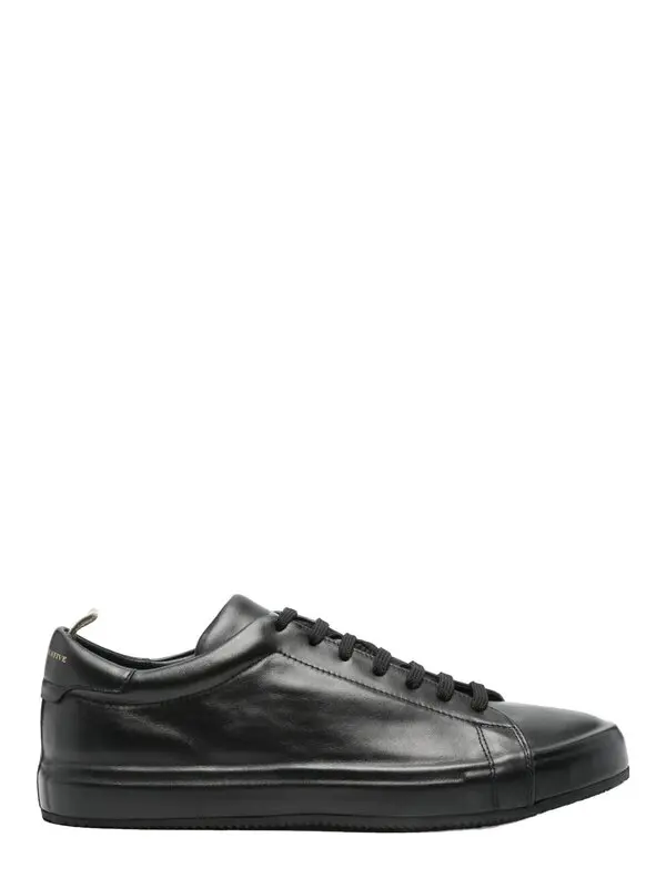 Officine Creative Leather Low-top Sneakers - Black