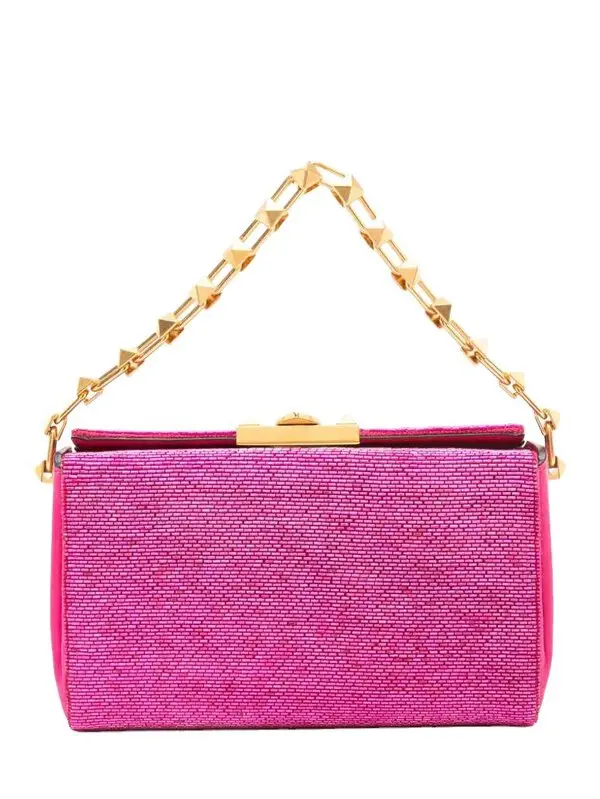 Valentino Garavani Carry Secrets Beaded Clutch - Pink