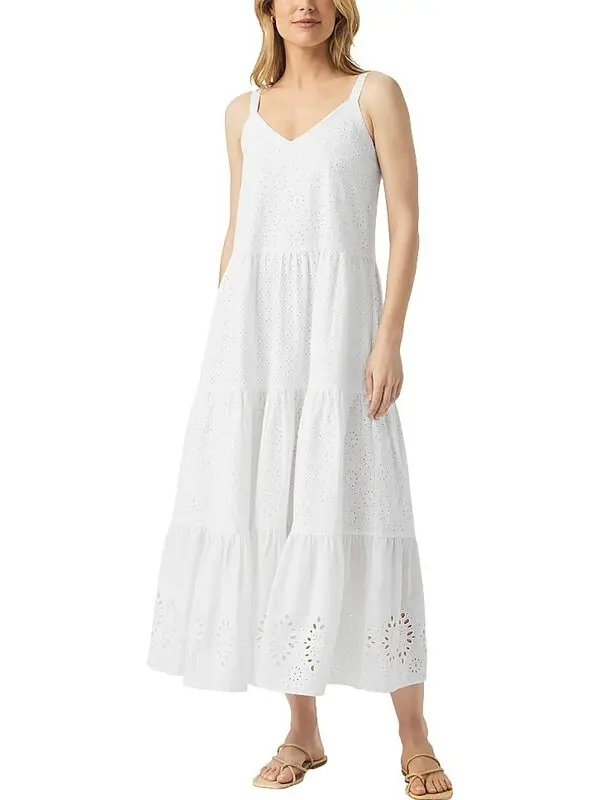 Splendid Wynona Eyelet Dress - White