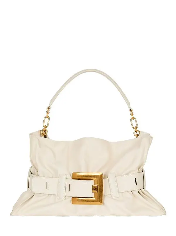 Balmain Medium Anthem Shoulder Bag - White
