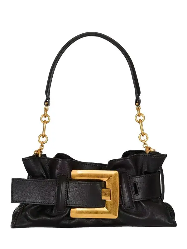 Balmain Mini Anthem Shoulder Bag - Black