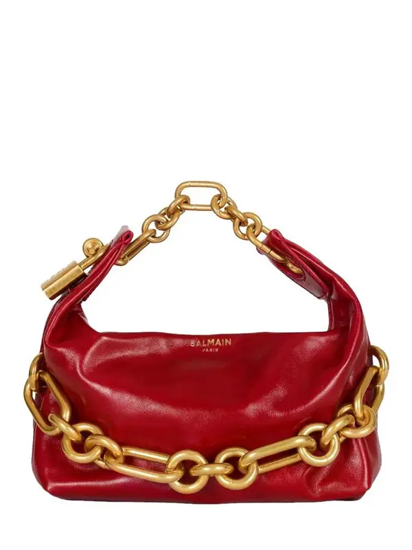 Balmain Mini Sync Tote Bag - Red