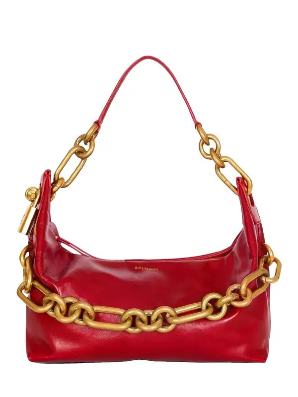 Balmain Medium Sync Shoulder Bag - Red