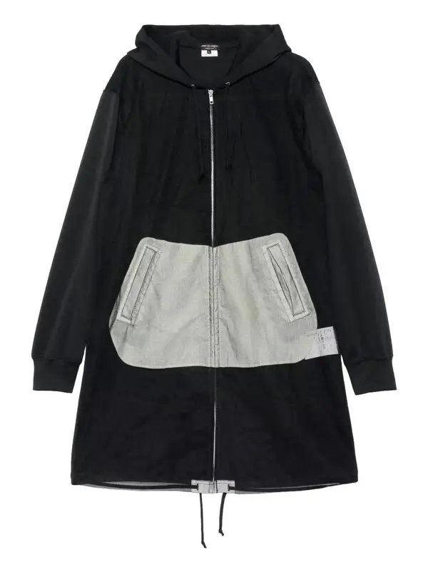 Comme Des Garçons Lace-detailing Jacket - Black