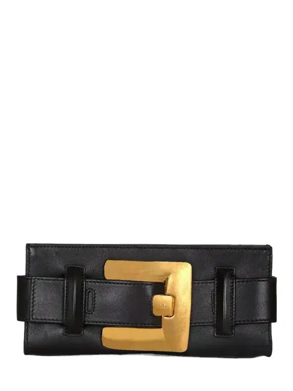 Balmain Anthem Clutch Bag - Black