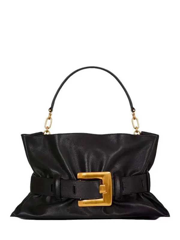 Balmain Medium Anthem Tote Bag - Black