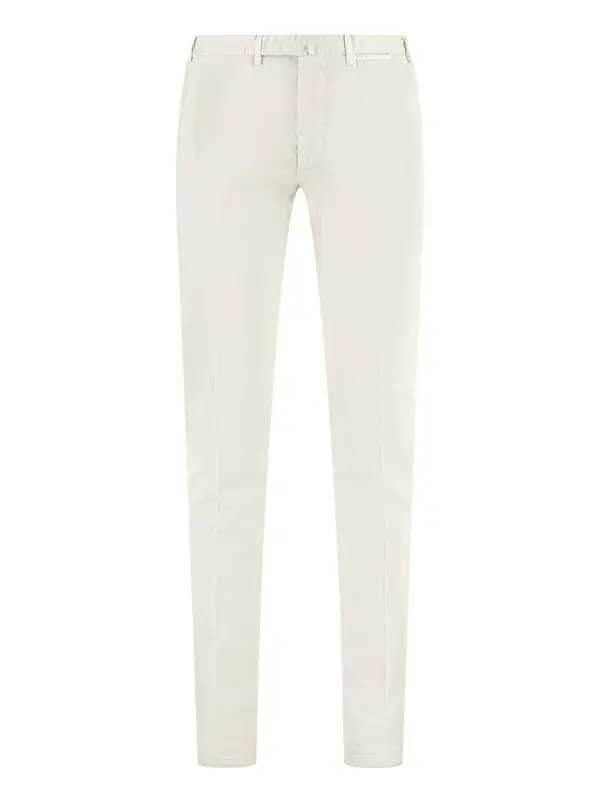 THE (ALPHABET) The Cotton Chino Trousers - Beige