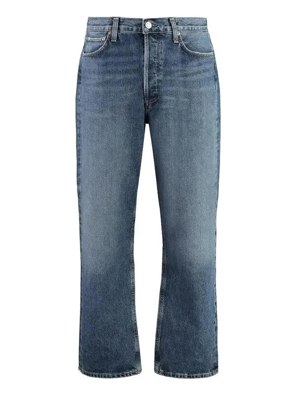 AGOLDE 90's Straight-leg Jeans - Navy