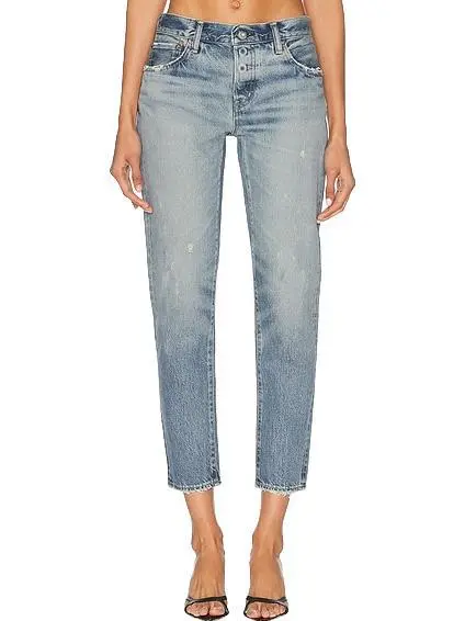 Moussy Vintage Ehrhardt Tapered Jeans - Blue