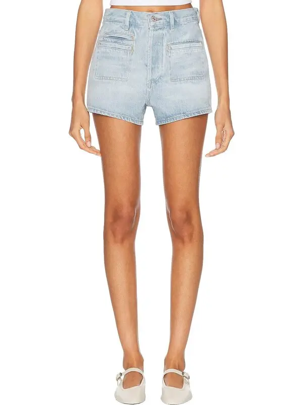 Citizens Of Humanity Marlow Welt Pocket Denim Shorts - Skyscape