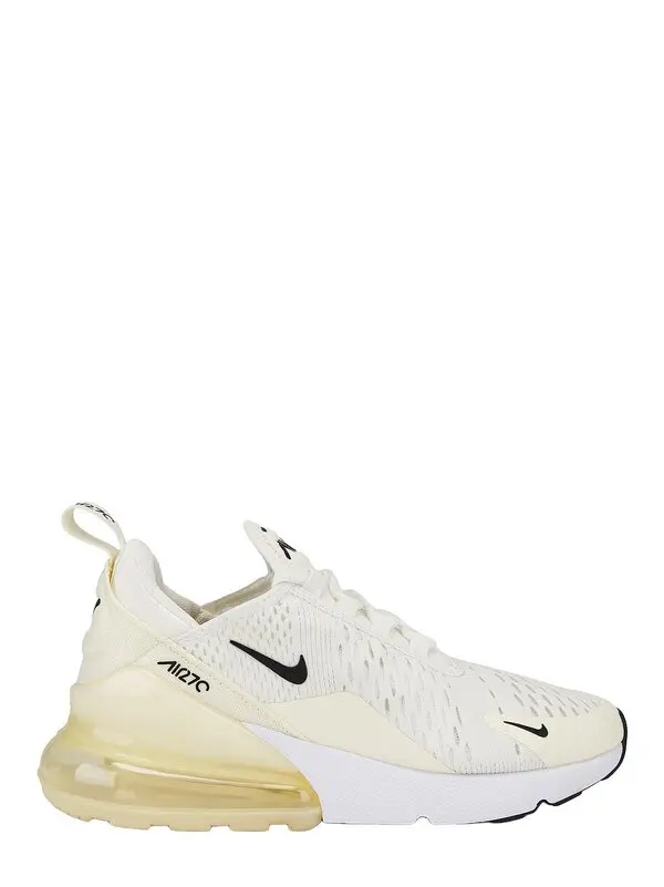 Nike Air Max 270 Sneaker - Sail  Black  Coconut Milk  & Pale Ivory
