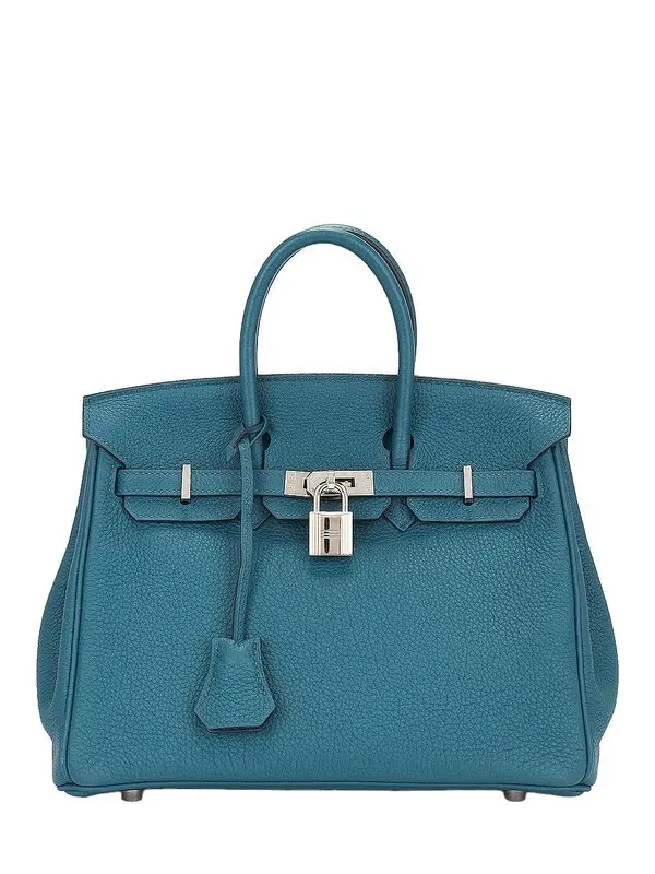 Hermès Clemence Birkin 25 Handbag - Colvert