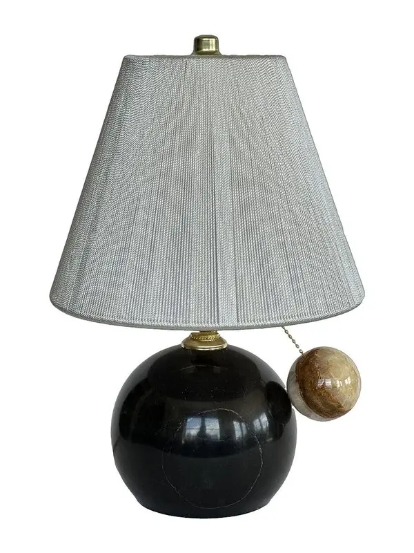 ANASTASIO HOME Talia Table Lamp - Pleat Shade & Black Base