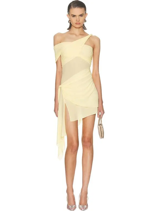 Ronny Kobo Izel Dress - Butter Yellow