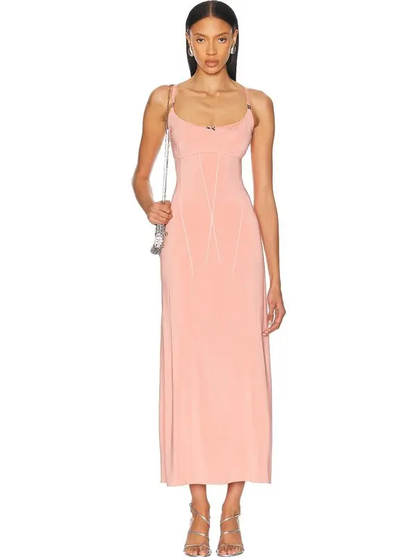 Rabanne Sleeveless Maxi Dress - Peach Blush