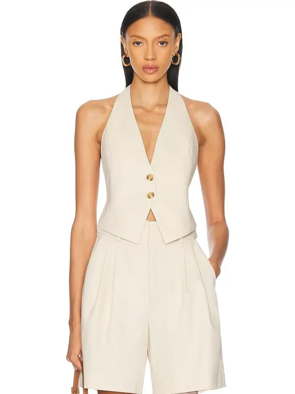 Ronny Kobo Lido Vest - Ivory