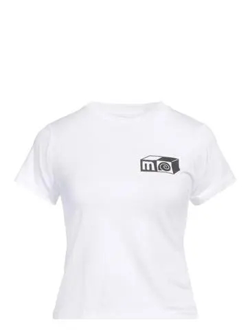 MODES Printed Cotton T-shirt - White
