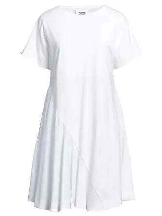 Alpha Studio Flared Mini Dress - White