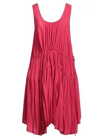 SEMICOUTURE Flared Midi Dress - Pink