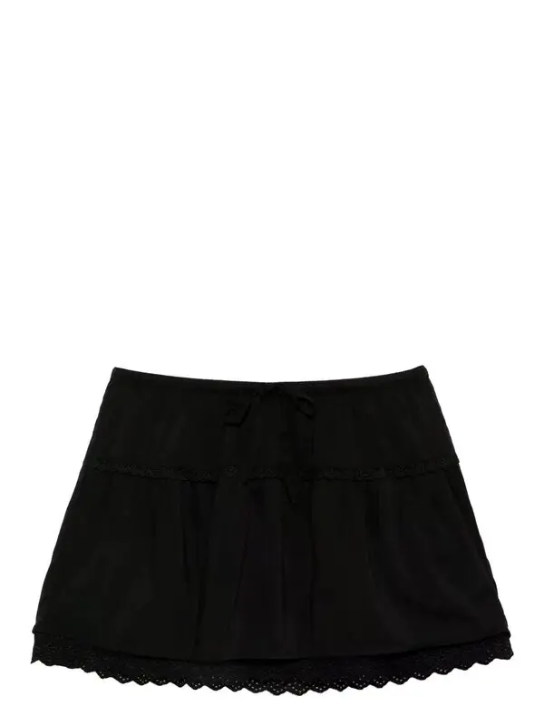 REFORMATION Tavia Skirt - Black