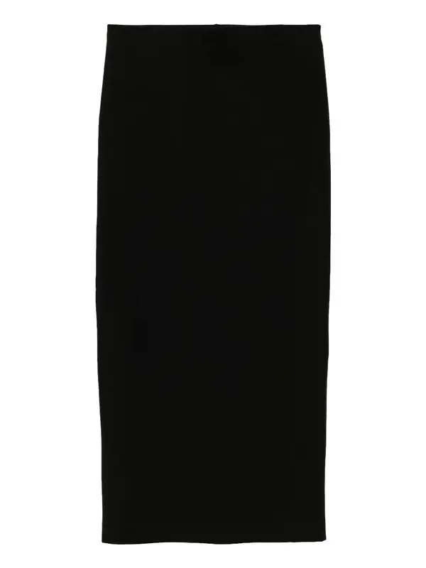 REFORMATION Straight Hem Skirt - Black