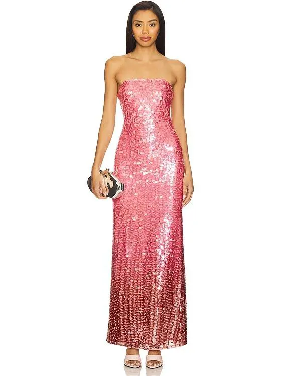 Simkhai Leilani Gown - Sorbet Sequin