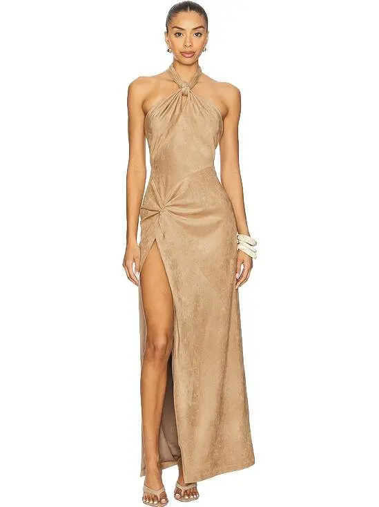 Ronny Kobo Brigita Dress - Tan
