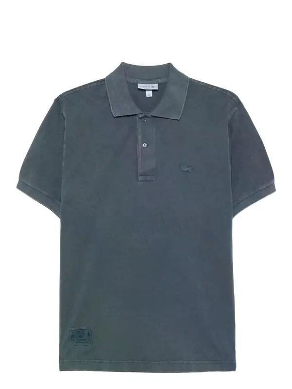 Lacoste Washed-effect Polo Shirt - Blue