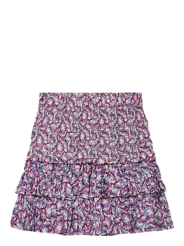 MARANT ETOILE Naomi Floral-print Mini Skirt - Pastel Pink