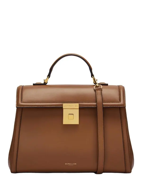DEMELLIER The Paris Top Handle Bag - Tan Smooth