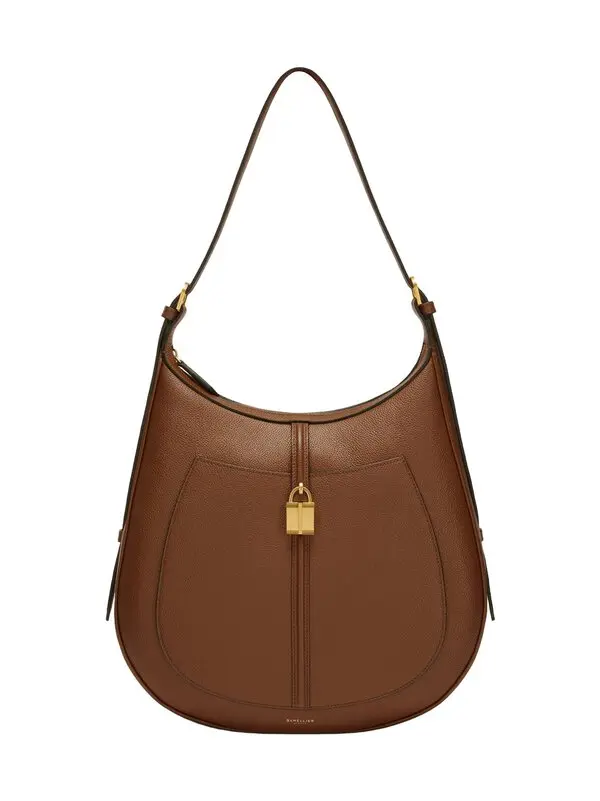 DEMELLIER The Siena Hobo - Tan Small Grain