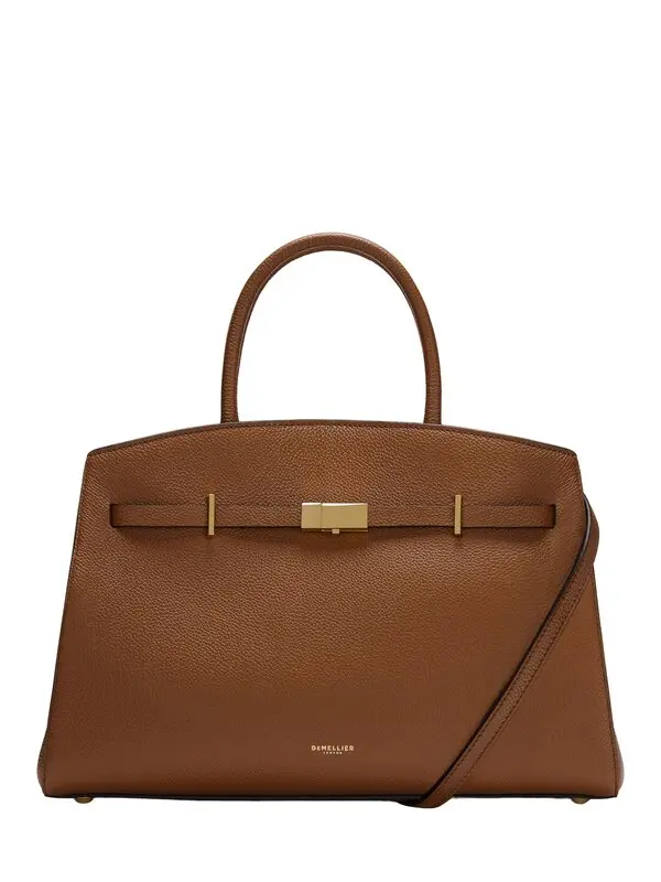 DEMELLIER The Hudson Bag - Tan Small Grain
