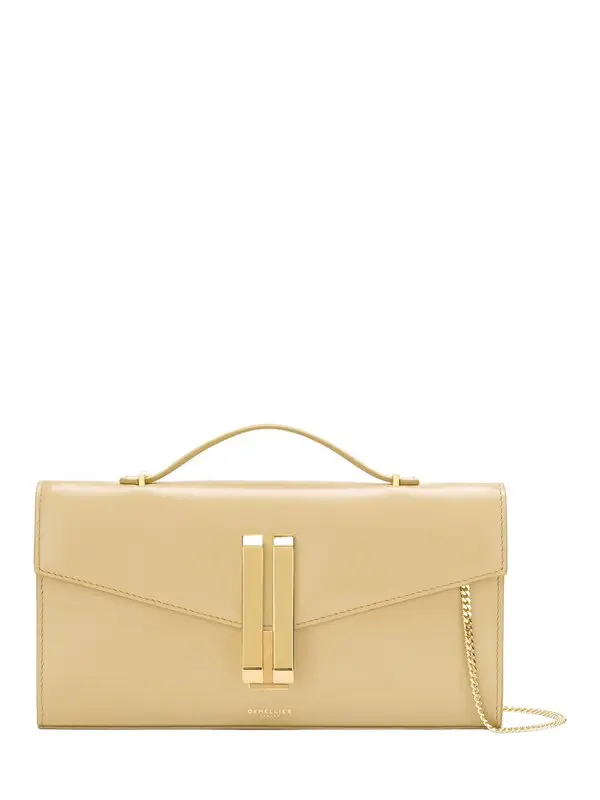 DEMELLIER The Vancouver Clutch - Dune Smooth