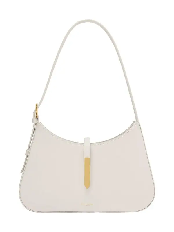 DEMELLIER The Tokyo Shoulder Bag - Off-white Smooth