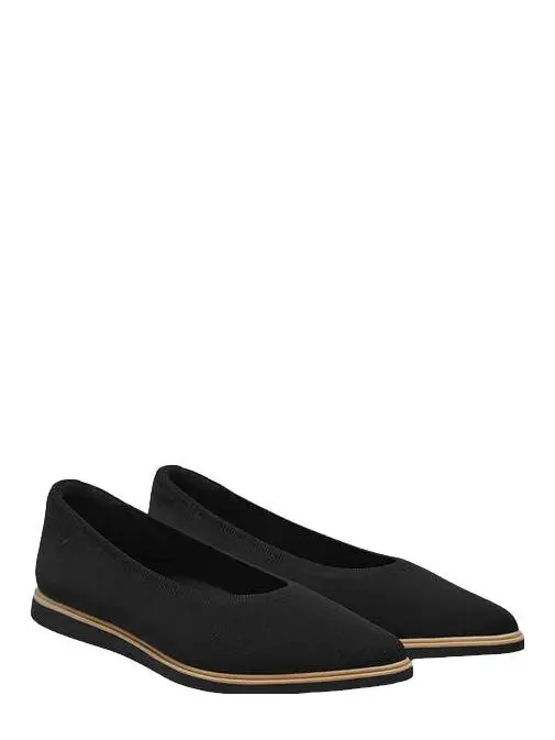 Vivaia Pointed-toe Flats - Black