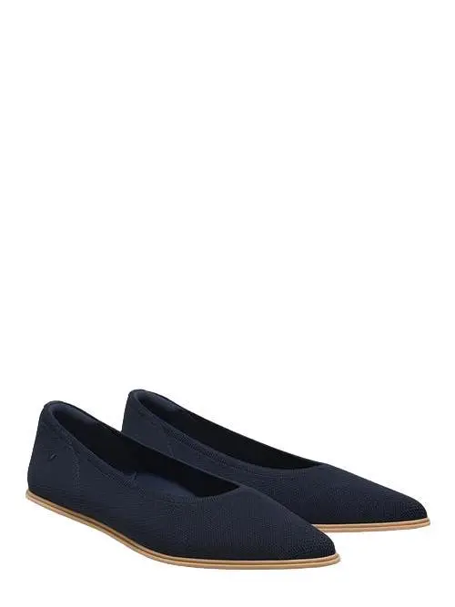 Vivaia Pointed-toe Flats - Navy