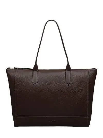 RADLEY Oak Street Ziptop Tote Bag - Dark Oak