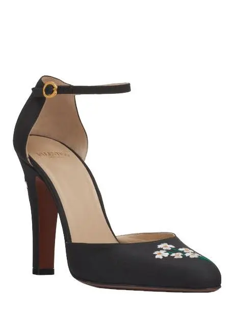 Valentino Garavani Hi Dolly Ankle Strap Pump - Black