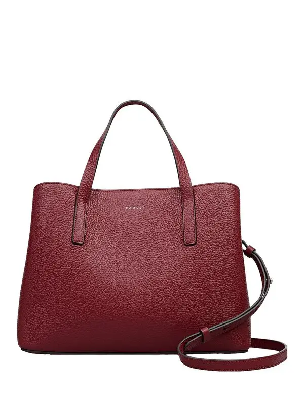 RADLEY Dukes Place Zip-top Satchel Bag - Carmine