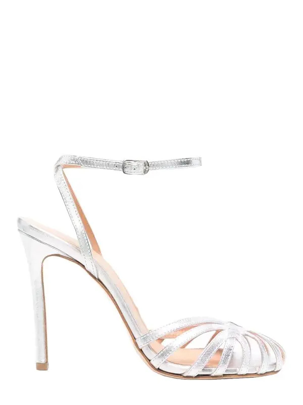 THE SELLER 100mm Olimpia Sandals - Silver