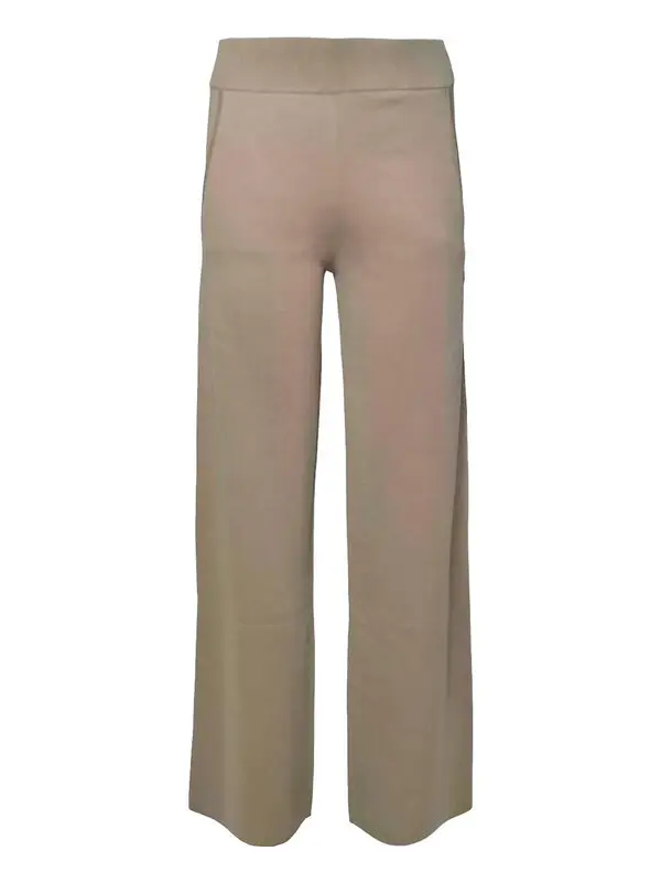 Max Mara Virgin Wool Trousers - Neutrals