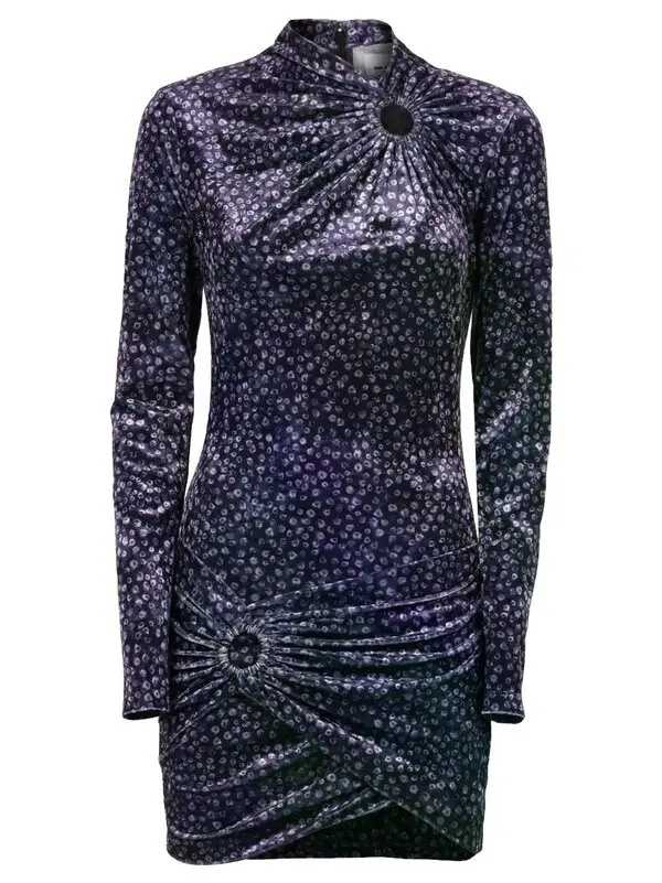Isabel Marant Havana Velvet Dress - Purple