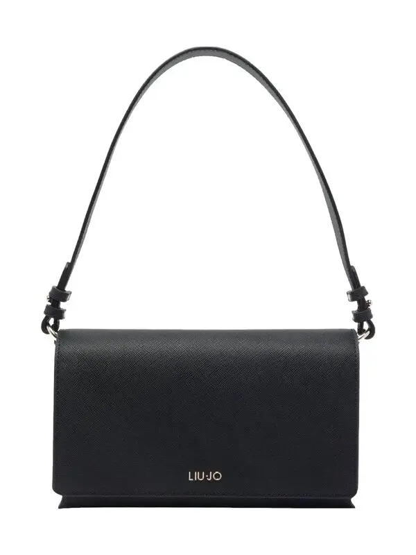 Liu Jo Logo-lettering Shoulder Bag - Black