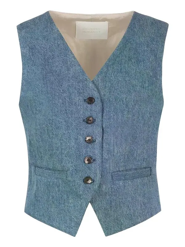 Citizens Of Humanity Denim Gilet - Blue