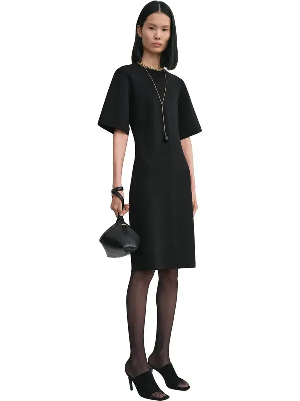 TOTÊME Tee Knit Dress - Black