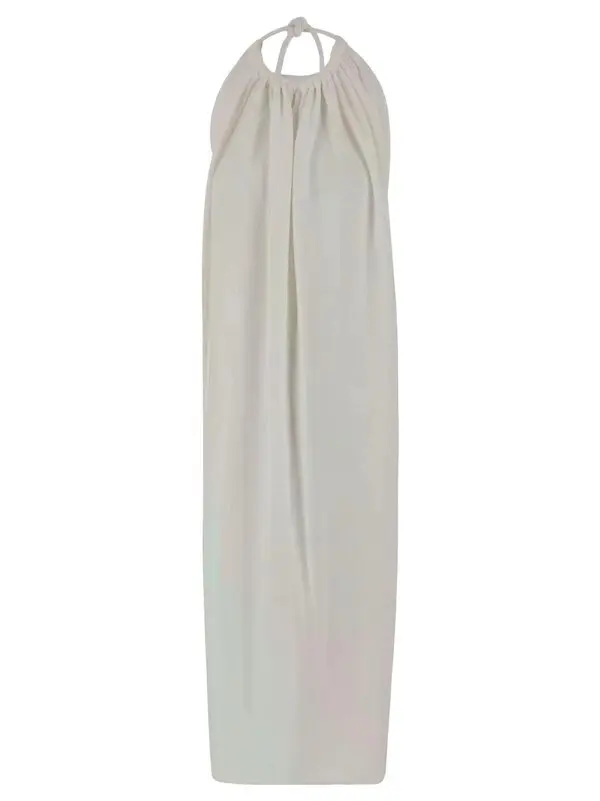 Sportmax Halterneck Midi Dress - White