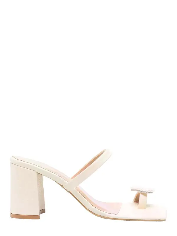 VANINA 70mm Reine De Coeur Mules - Neutrals
