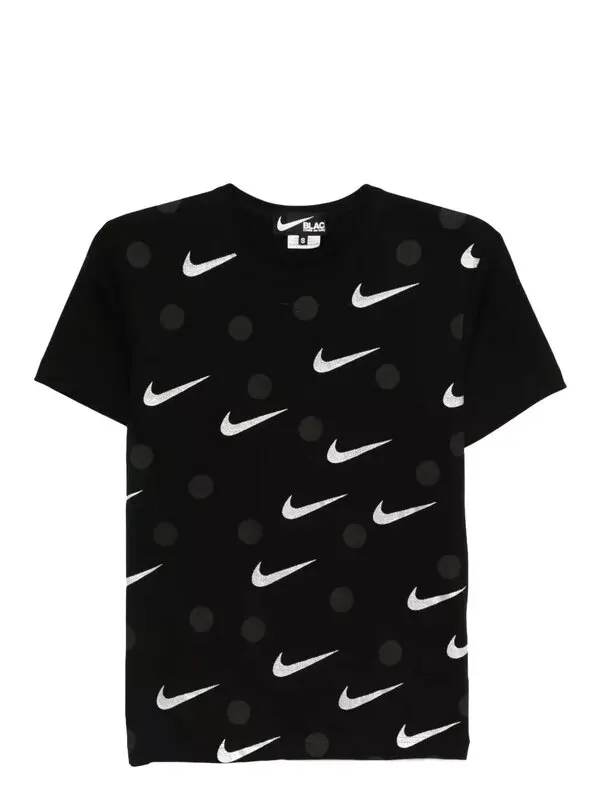 BLACK COMME DES GARÇONS Printed T-shirt - Black