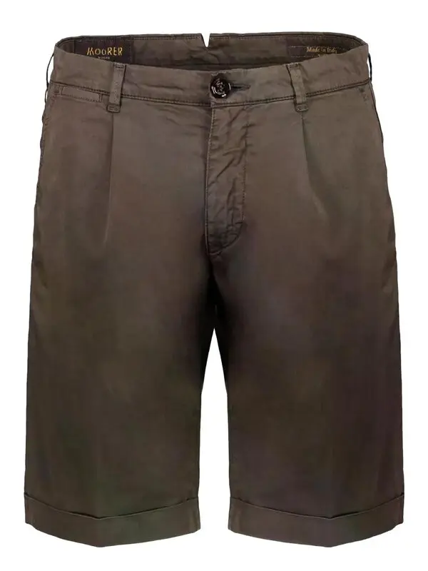 MOORER Alicudikel Shorts - Brown
