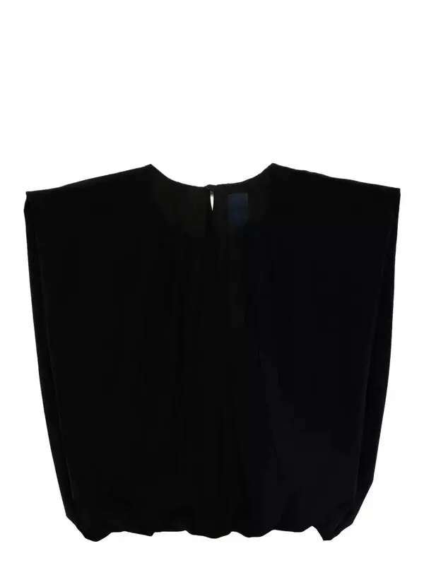 JUUN.J Pleated Vest - Black